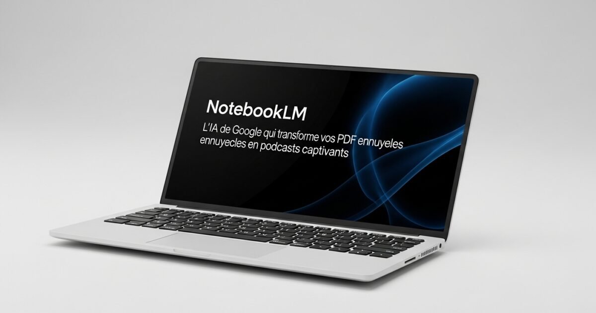 NotebookLM : l'IA de Google qui transforme vos PDF ennuyeux en podcasts ...