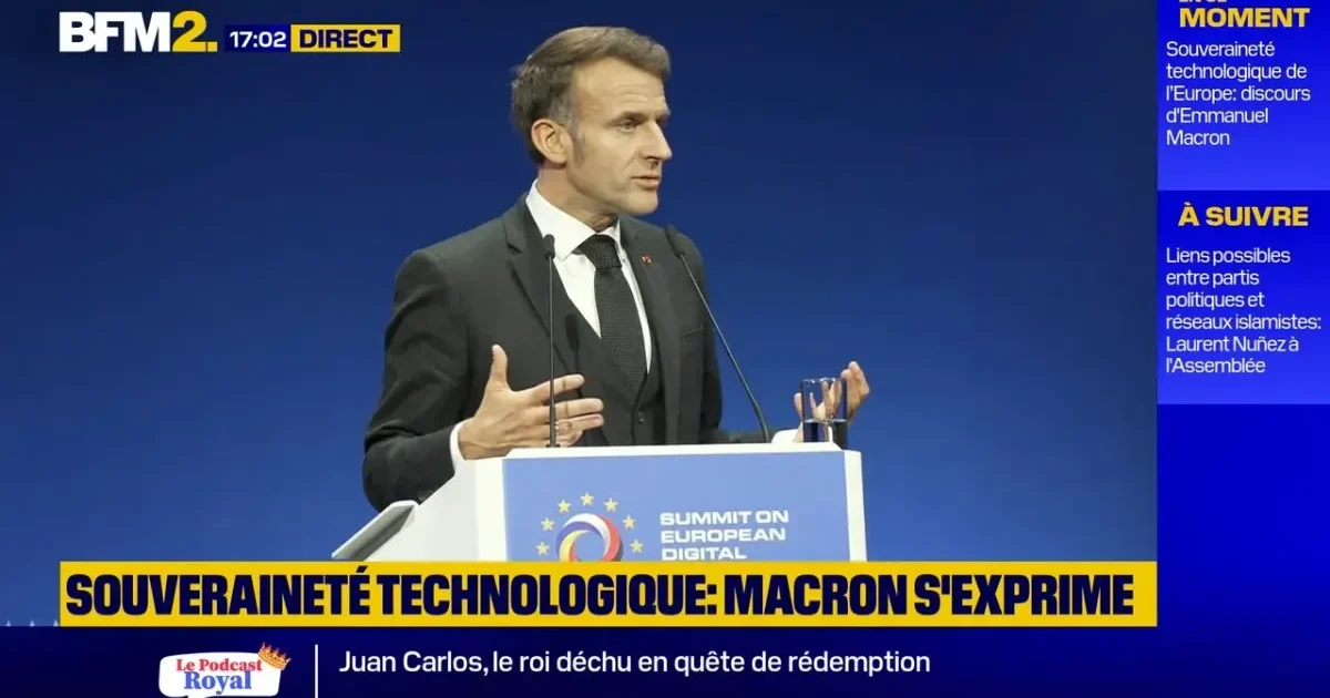 IA : Emmanuel Macron veut imposer la préférence européenne - Stéphane Larue